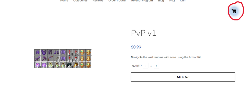 How do you buy kits from the 2b2t shop?
